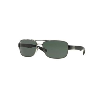 Ray-Ban Homme, Accessoires, Gris, Taille: 64 MM Lunettes de soleil rectangulaires