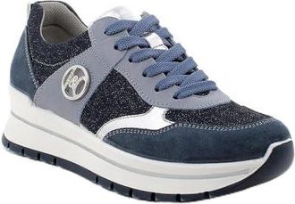 Igi & Co Femmes Chaussures 5662300 Baskets compensées en Cuir Bleu, bleu, 38 EU