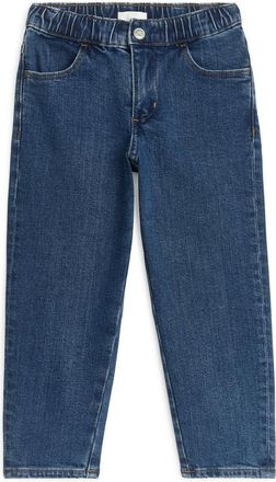 Arket Pull-on-Jeans -Blau