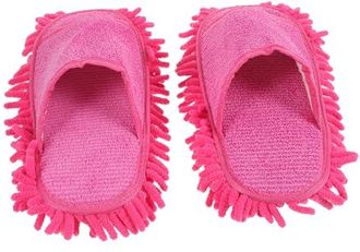 Frcolor Chaussons Intérieur pour Femmes Microfibre Antidérapants Chaussons Hiver Confortables avec Semelle Absorbante pour Nettoyage Facile des Sols Style Jap