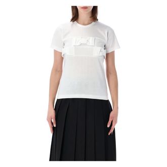 Comme Des Gar&ccedil;ons Femme, Tops, Blanc, Taille: 38 FR Tshirt Bow