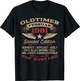 Generic 45. Geburtstag Oldtimer Baujahr 1981 T-Shirt