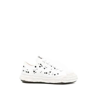 Miharayasuhiro Peterson 23 Original Sole Embellished Canvas Low-Top Sneakers - - Shoes - Herren - Wei&szlig; - 45 EU