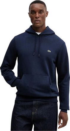 Lacoste Homme, Sweatshirts et sweats &agrave; capuche, Bleu, Taille: XL SweaT-shirt &agrave; capuche en molleton de coton