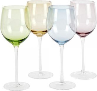 LAMBERT Weinglas 4Er Set Bunt, H 24 cm D 8 cm