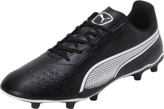 Puma Unisex King Match Fg/Ag Fußballschuhe, Puma Black Puma White, 44.5 EU