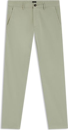 BOSS Herren Chino Slim Slim-Fit Hose aus elastischem Baumwoll-Satin Hellgrün 34/32