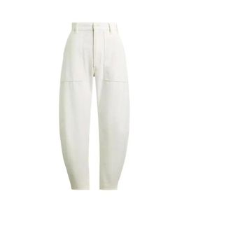 Polo Ralph Lauren Femme, Pantalons, Blanc, Taille: 42 FR Tapered Pantalons