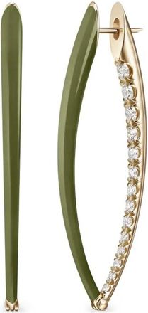 Melissa Kaye 18kt Cristina Gelbgoldohrringe mit Diamanten