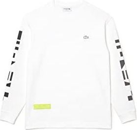 Lacoste Tee-Shirt Homme, Blanc, M