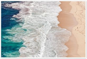 Posterlounge Where the Ocean Ends... Poster 60 x 40 cm Wandbilder Wanddeko