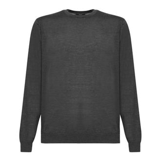 Dell'Oglio Homme, Pulls, Gris, Taille: XL Pull &agrave; manches longues. Maille fine