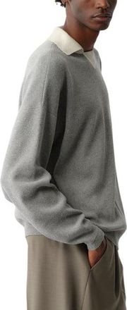 Calvin Klein Pull ample Desmond en soie