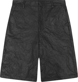 Heliot Emil short Armada à effet froissé - Noir