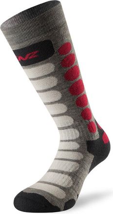 Lenz Skiing 1.0 Jugend Socken Hellgrau/Dunkelgrau S