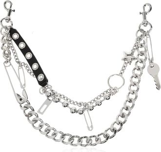 Marc Jacobs Femme, Sacs, Gris, Taille: ONE Size Cha&icirc;ne de Sac