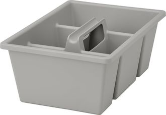 IKEA Fach für Schreibutensilien FÅNGGRÖDA - Einsatz mit Fächern aus Kunststoff - hellgrau - 35x24x14cm