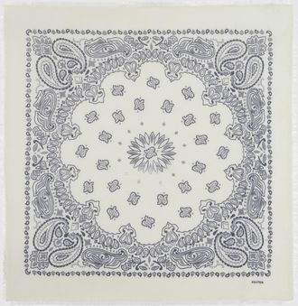 Kujten Foulard Hachiko Bico Blanc Gris