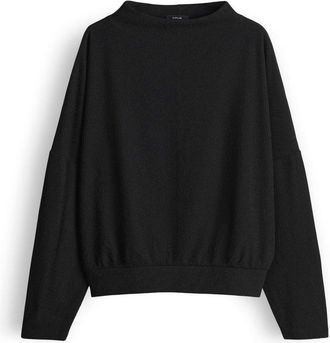 OPUS Langarmshirt SIFRESH mit dezenter Struktur Lockere Passform, schmal zulaufender Schnitt, langer Fledermaus&auml;rmel