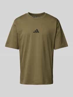adidas T-Shirt mit Logo-Stitching