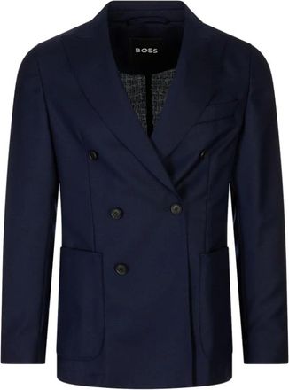 HUGO BOSS Homme, Vestes, Bleu, Taille: 2XL C-Hanry Blazer
