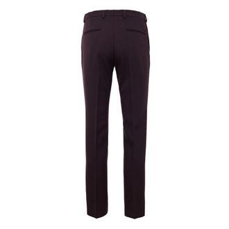 Gucci Mens Bordeaux Wool Dress Pants
