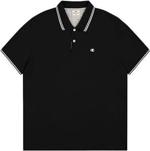 Champion Herren Legacy-Polo with Chest Logo Polohemd, Schwarz (Kk001), XXL