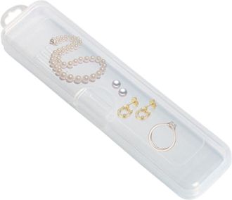 Generic Portable Flatware Box - Portable Flatware Holder Utensil Box, Travel Tableware Storage Case | Clear Organizer for Cutlery, Jewelry, Straws, Spoon Fork