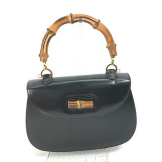 Gucci Pre-owned Cuir sacs-gucci - Femme - Pre-owned - Noir - Taille: ONE Size