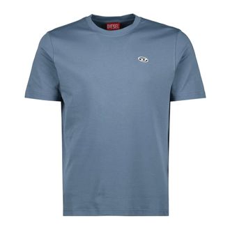 Diesel T-Adjust Rundhals-T-Shirt - - Tops - Herren - Blau - XS