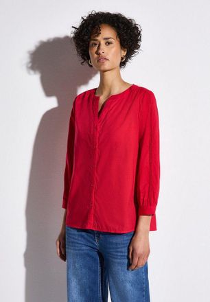 Street One Klassische Bluse aus reiner Baumwolle