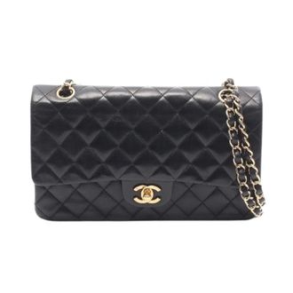 Chanel Pre-owned Matelass&eacute; Umh&auml;ngetasche mit doppelter Klappe - - Pre-owned - Damen - Schwarzk - ONE SIZE