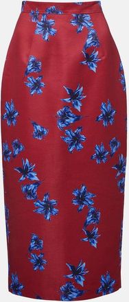 Emilia Wickstead Bleistiftrock Lorelei aus Duchesse-Satin