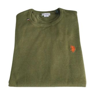 U.S.Polo Association Rundhals-Strickware - - Knitwear - Herren - Gr&uuml;n - M