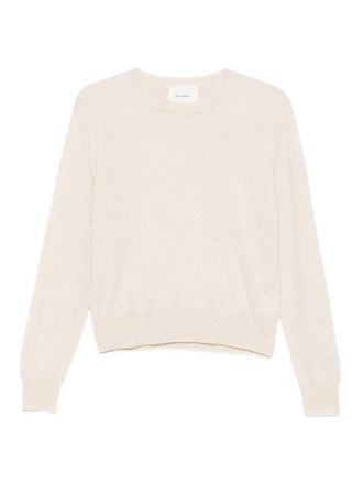 Lisa Yang Rundhalspullover - Hellbeige