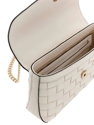 Guess Womens Crossbody Bag Off White Polyurethane - Crossbody-Bags