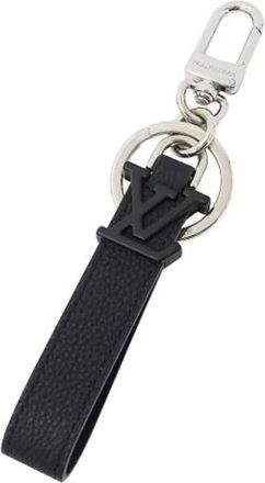 Louis Vuitton unisex, Pre-owned, Noir, Taille: ONE Size Porte-cl&eacute;s en cuir Pre-owned