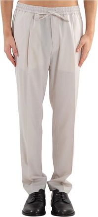 BRIGLIA 1949 Homme, Pantalons, Blanc, Taille: S Pantalon en laine Marzotto pour Wimbledon