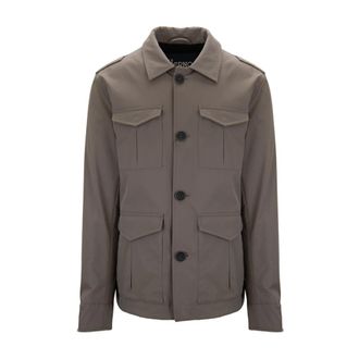 Herno Knopfjacke - - Jackets - Herren - Braun - L