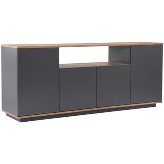 Habitat et Jardin Buffet en bois Arista - 180 x 44 x 75 cm - Gris anthracite