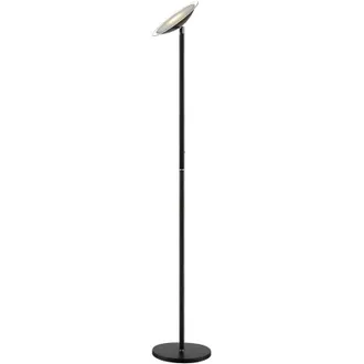 Lindby Neuwertig] Lindby Deckenfluter Malea Mit Led + Lesearm Lampe Leuchte Ip20 5 w 230 v Schwarz B-Ware
