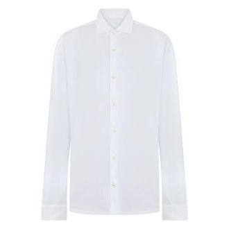Fedeli Helles wei&szlig;es Hemd- elegant und vielseitig - - Shirts - Herren - Wei&szlig; - 6XL