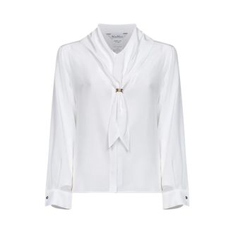 Max Mara Vela Bluse - - Blouses & Shirts - Damen - Wei&szlig; - M