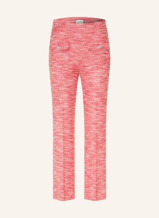 Seductive Seductive Tweed-Hose Nanette Gold Mit Schmucksteinen rot
