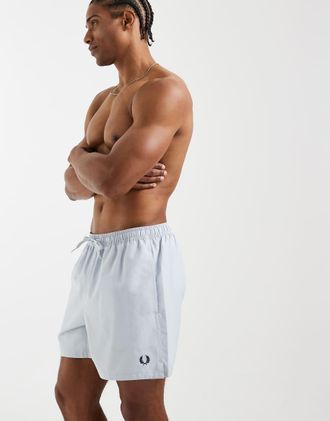 Fred Perry Badeshorts in Blassblau