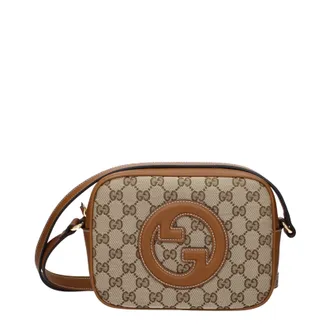 Gucci Sacs Bandouli&egrave;re Blondie Femme Beige Et Marron