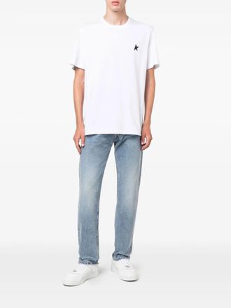 Golden Goose Womens One Star-Logo Short-Sleeve T-Shirt Aw25 M