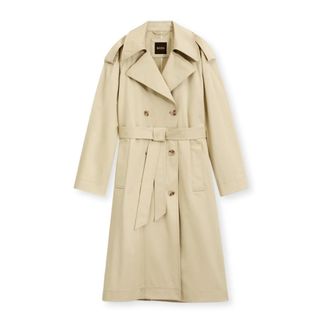 HUGO BOSS Trench Relaxed Fit C Carelli1 - - Coats - Damen - Beige - XL