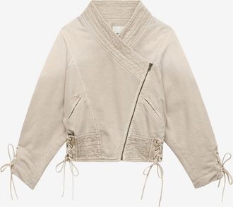 Isabel Marant Veste Edina - Femme - &Eacute;cru - Taille 34 - Isabel Marant