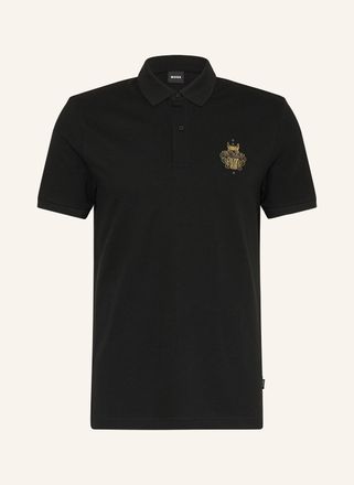 HUGO BOSS Piqu&eacute;-Poloshirt Qiang_Cny schwarz